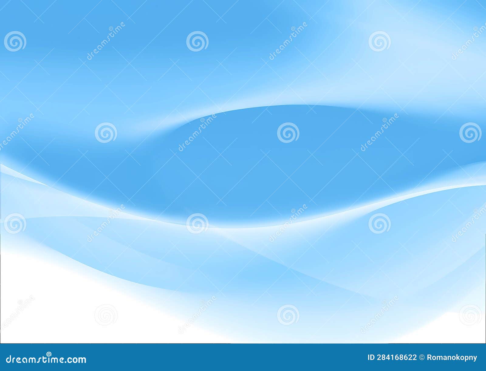 Wavy Soft Blue Backdrop for Your Design Stock Illustration ...