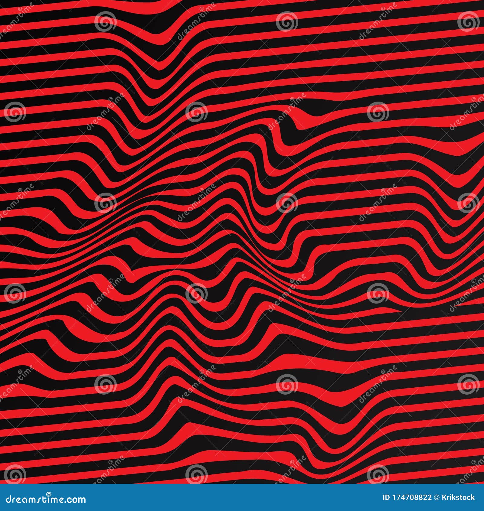 Wavy Stripes Background. Vector Illustration. Stock Vector ...