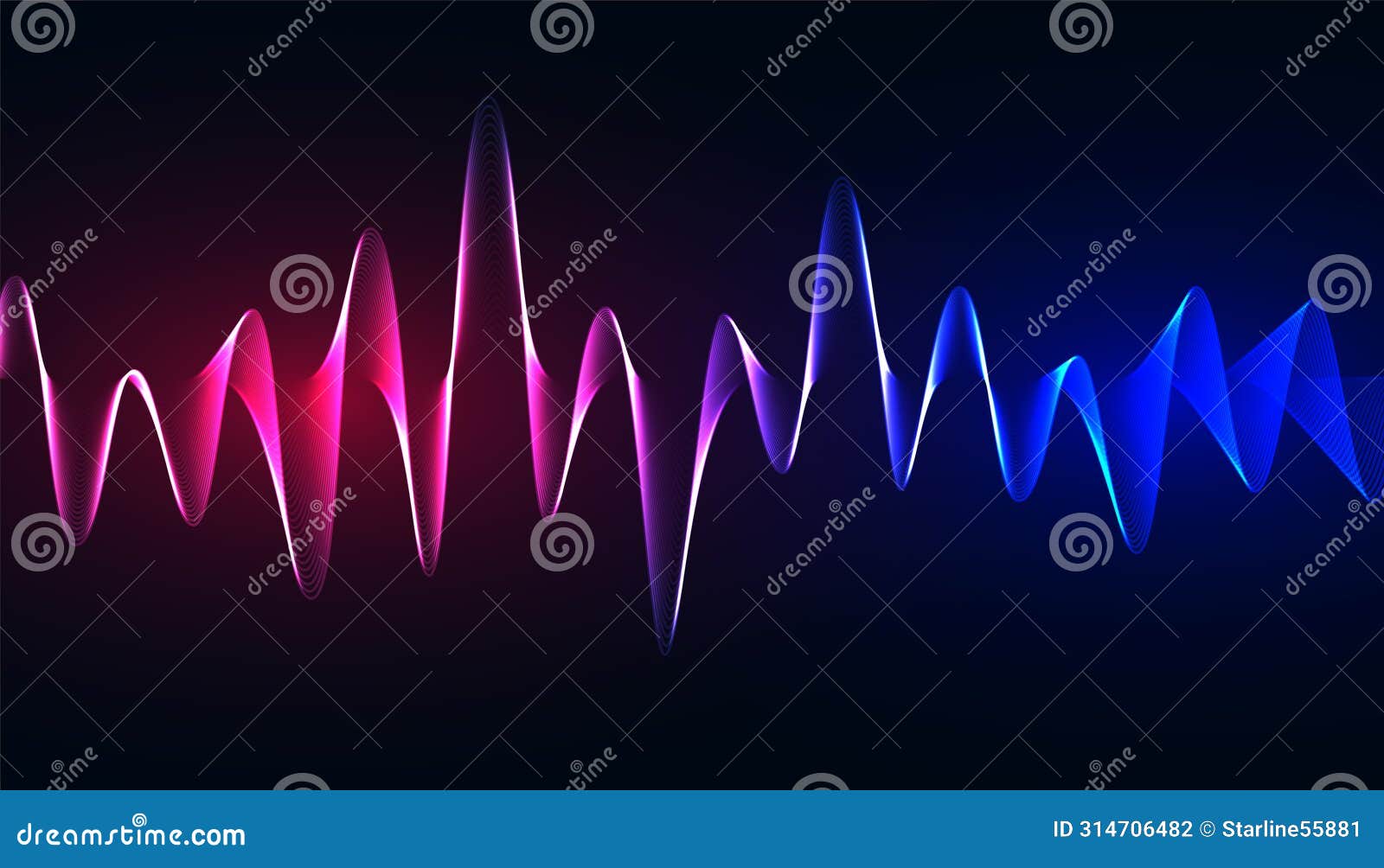 Wavy Style Audio Tune Equalizer Background for Music Concert Stock ...
