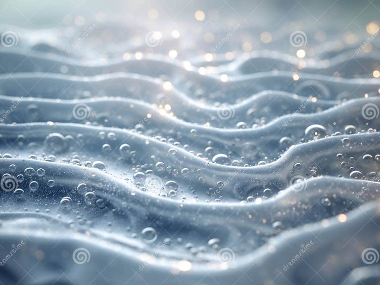 Wavy Surface Bubbles Bubbles with a Wavy Rippled Surface. Stock Photo ...