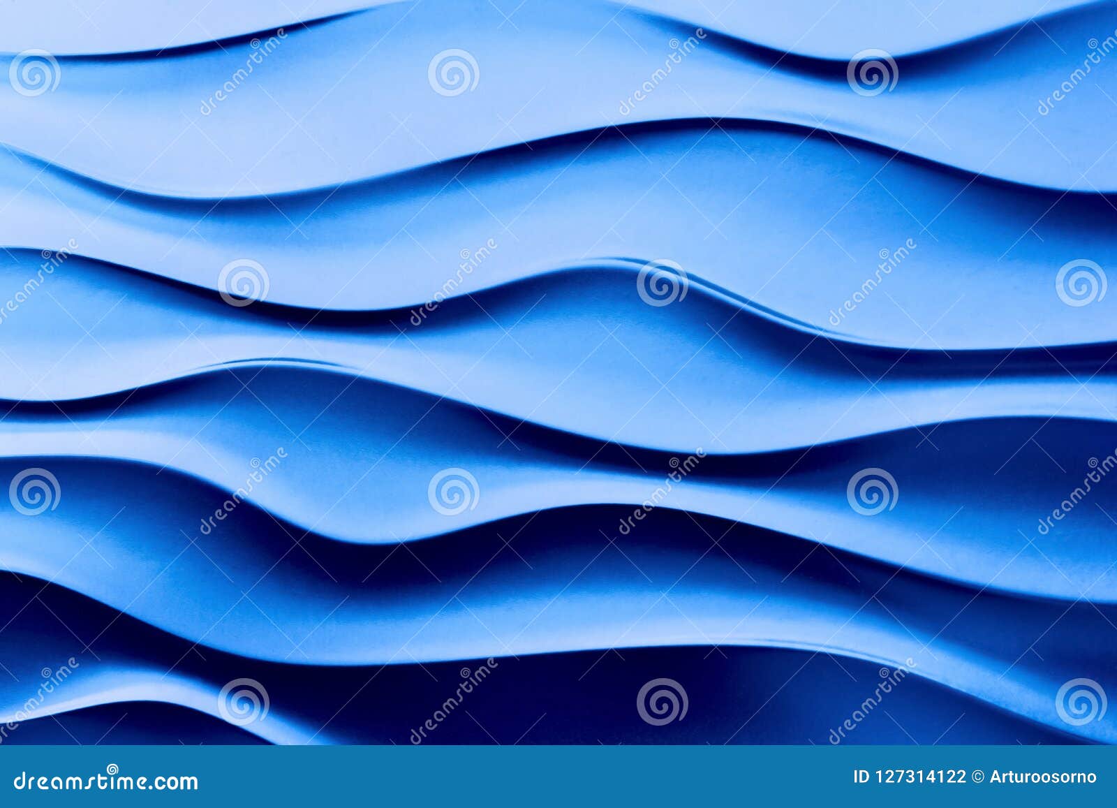 Wavy texture on blue tones stock photo. Image of formed - 127314122