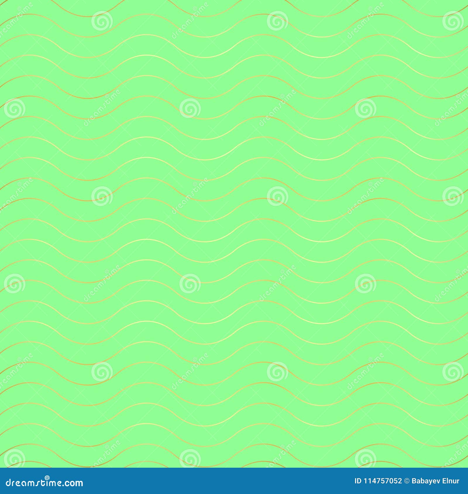 Wavy Thin Line Seamless Pattern. Vector Illustration Stock Illustration ...