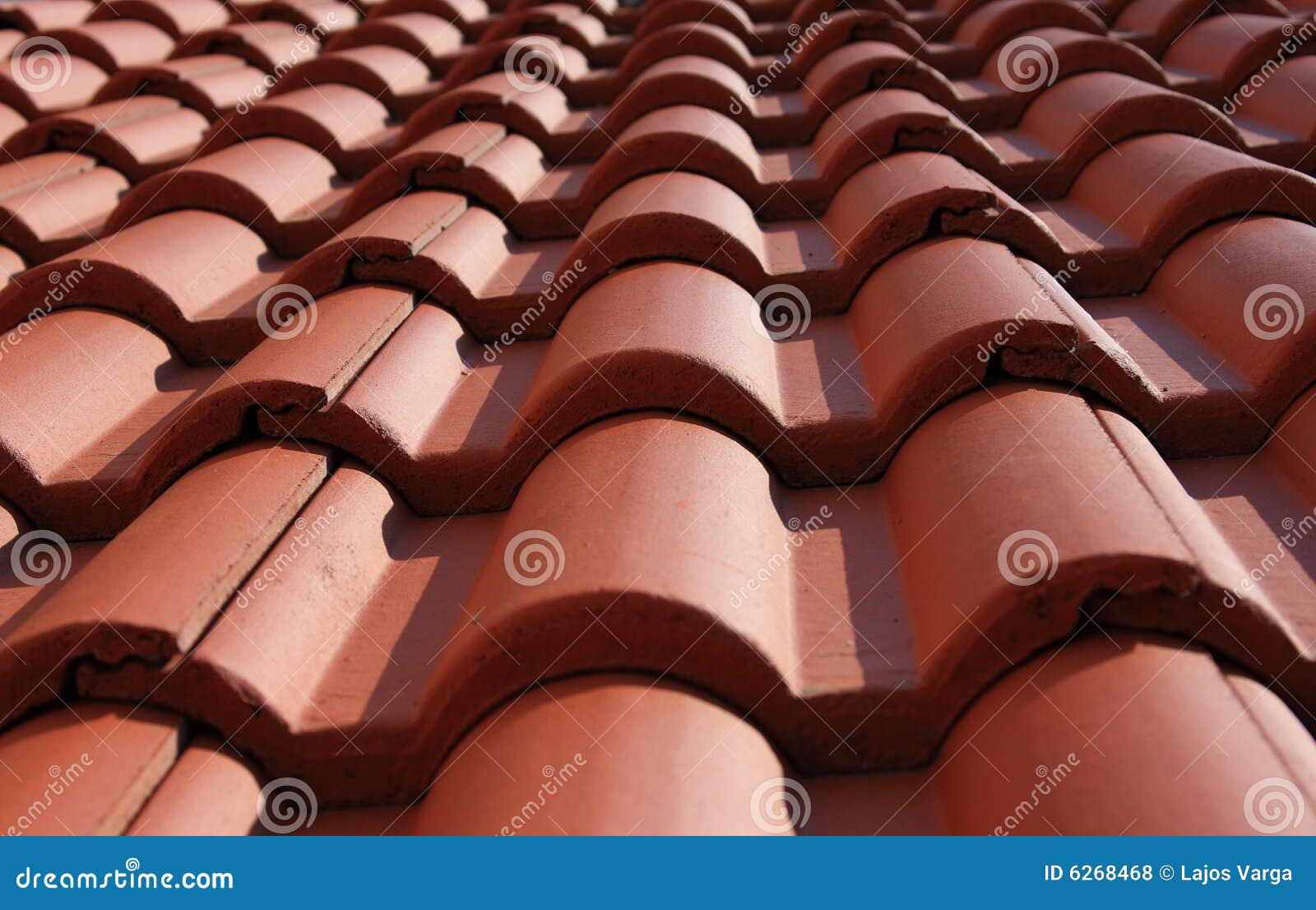 Wavy tiles on a rooftop stock photo. Image of roof, wave - 6268468