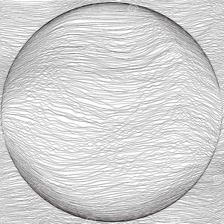 Wavy vector ball stock vector. Illustration of round - 280342999