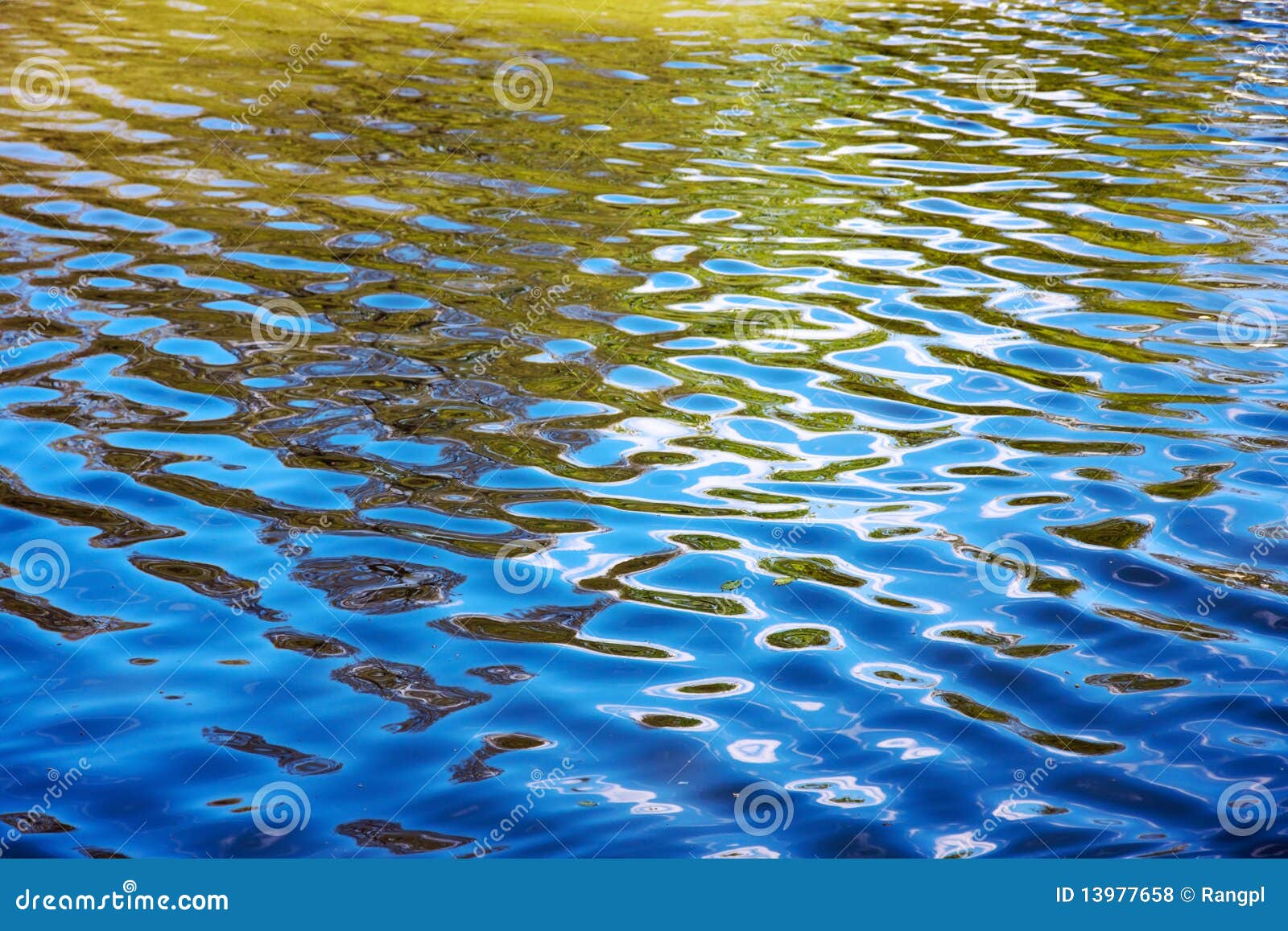 Wavy water surface stock photo. Image of blue, pattern - 13977658