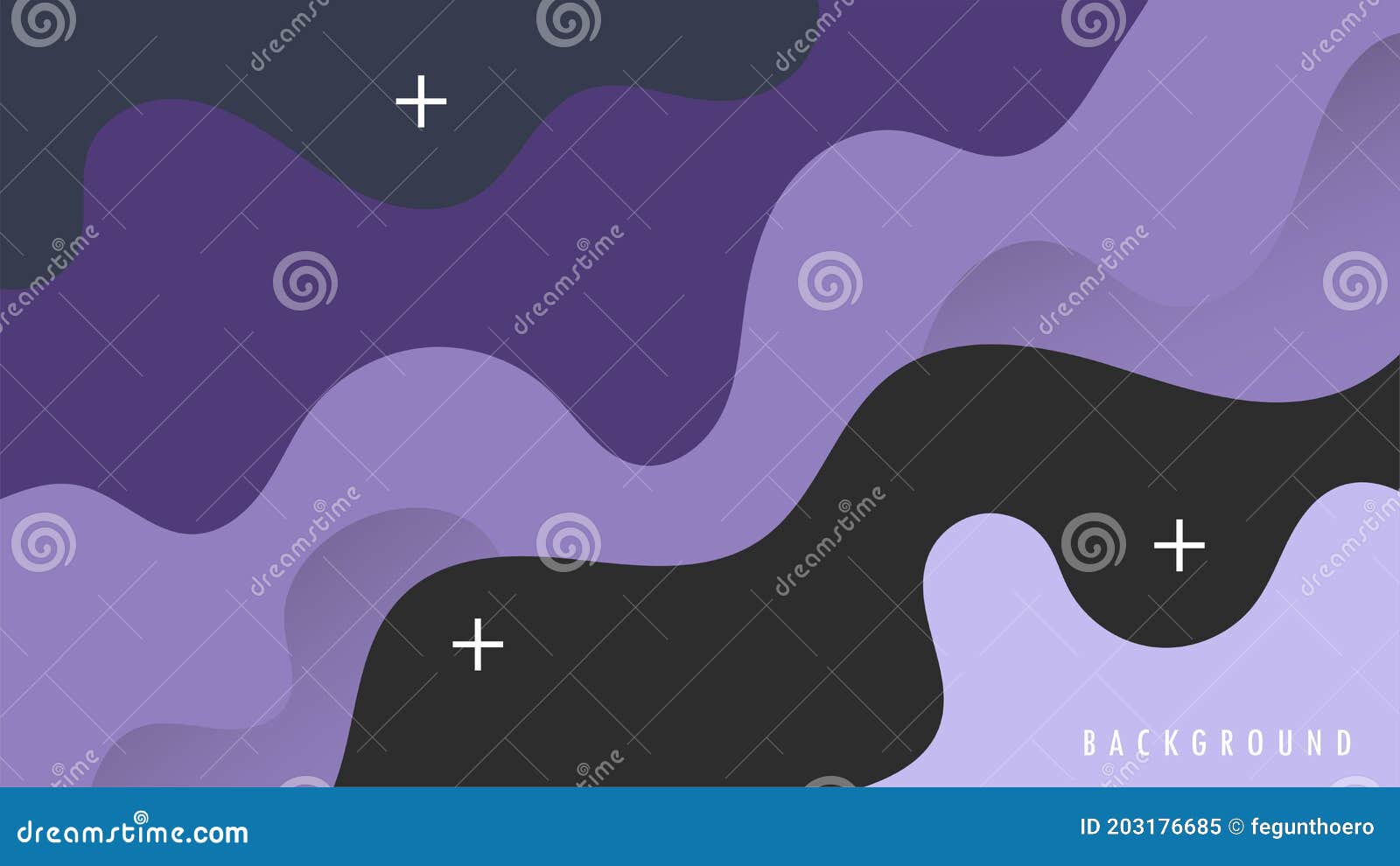 Wavy, Wave Shape with Purple, Violet Color. Background Template Design ...