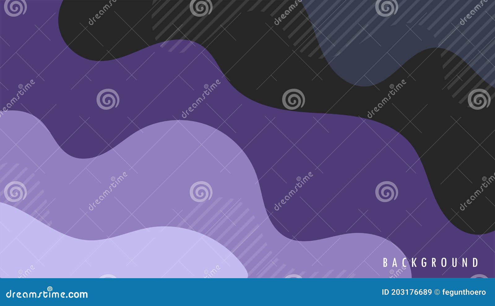 Wavy, Wave Shape with Purple, Violet Color. Background Template Design ...