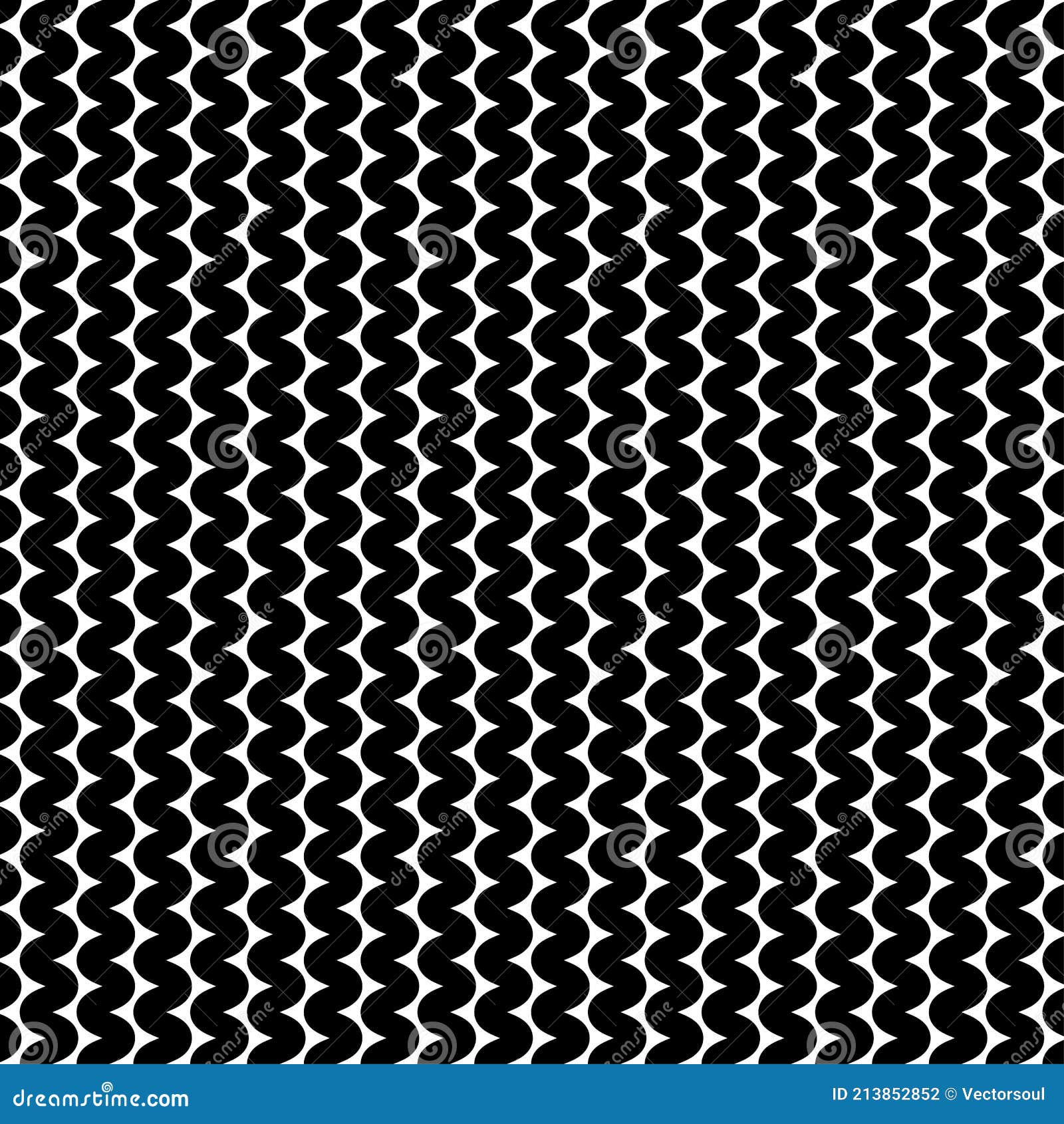 Wavy, Waving Sine Lines Pattern, Background Vector Illustration Stock ...