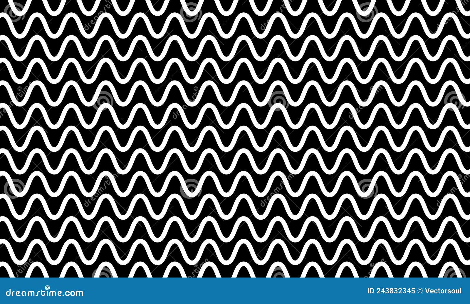 Wavy, Waving Wave Lines, Stripes Pattern, Texture Element Stock Vector ...