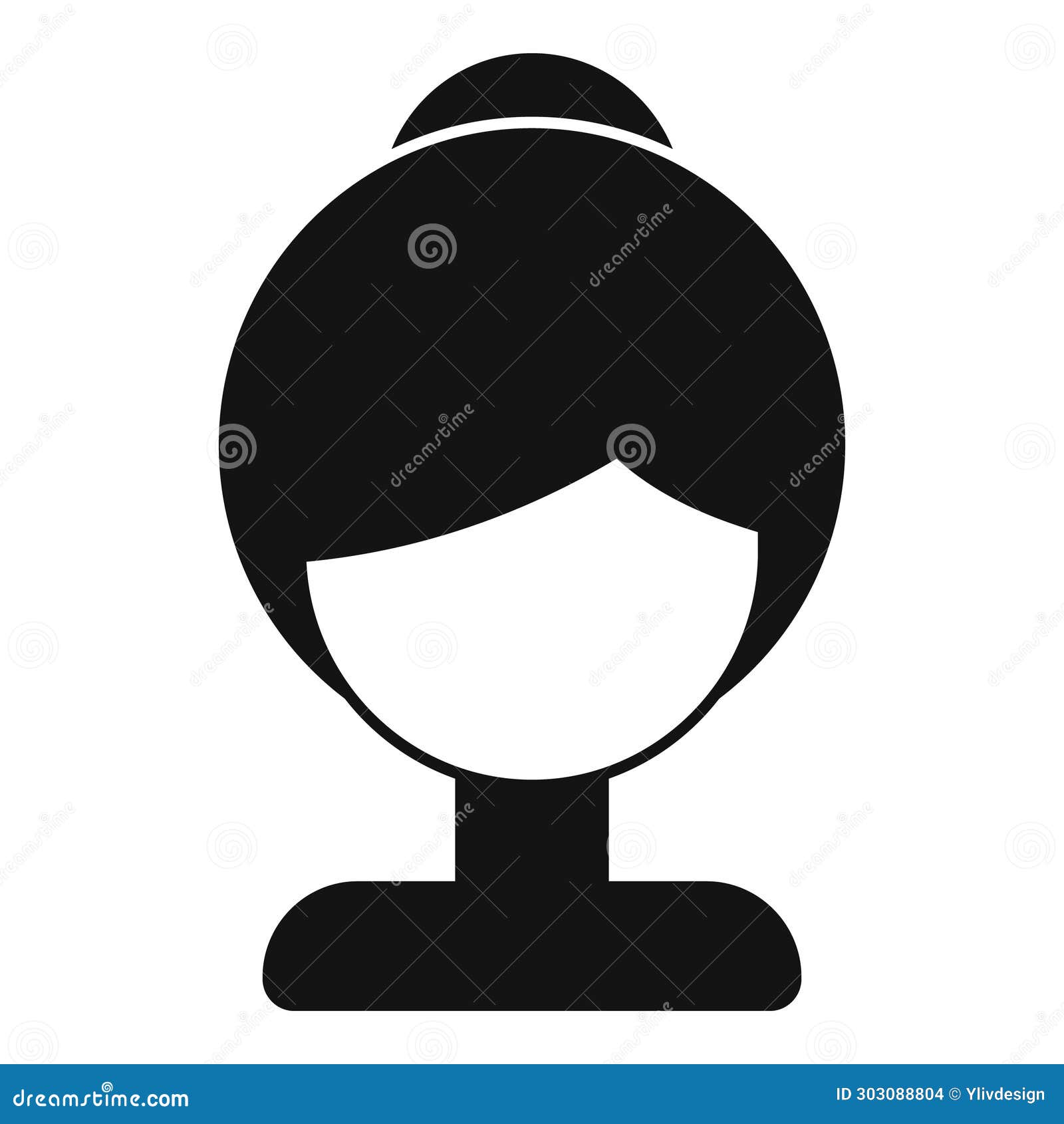 Wavy Wig Icon Simple Vector. Model Locks Fake Stock Vector ... Wavy Wig Icon Simple Vector. Model Locks Fake Stock Vector ...