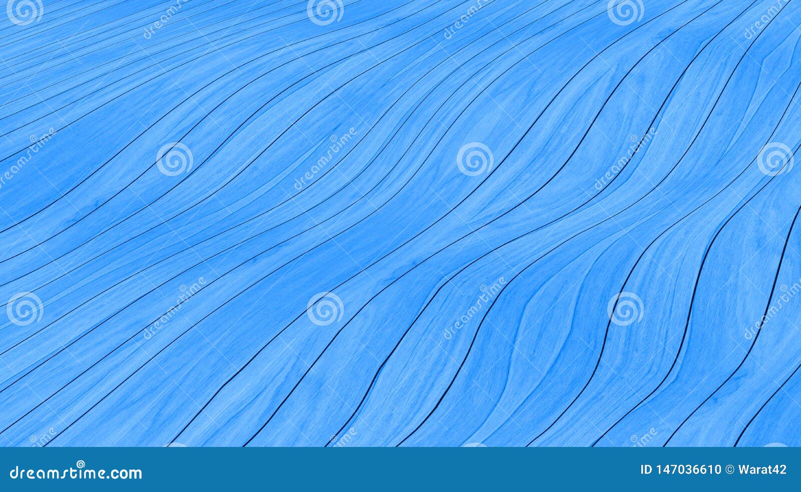 Wavy Wood Floor,Blue Background Royalty-Free Stock Image ...