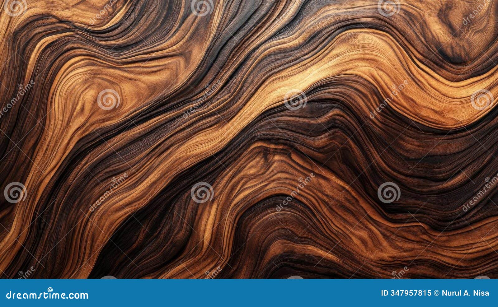 Wavy Wood Grain Texture, Abstract Background Stock Illustration ...