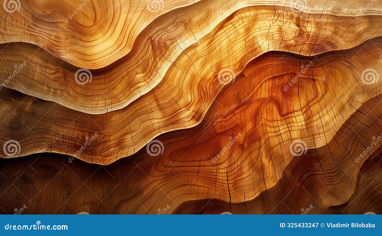 Wavy Wood Grain Texture Close Up Stock Illustration - Illustration of ...
