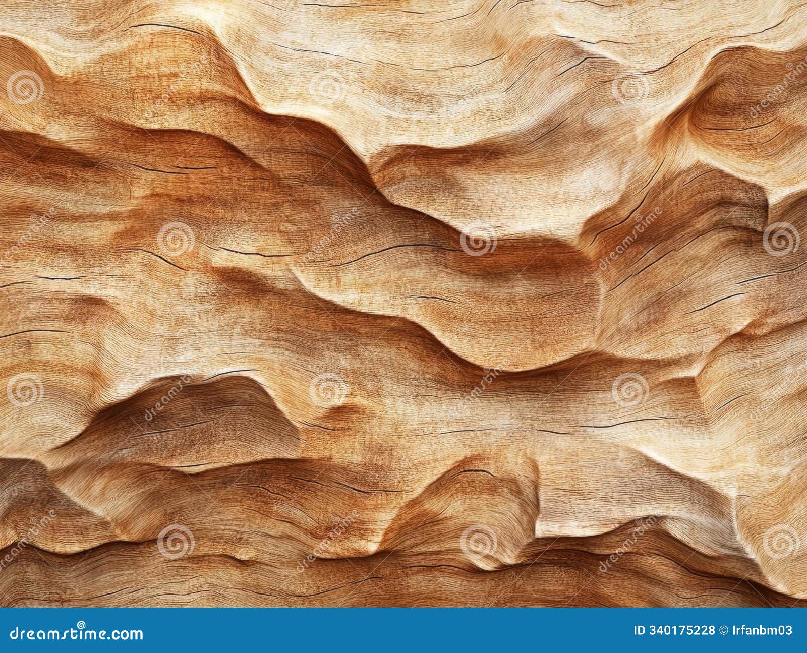 Wavy Wood Texture, Abstract Background for Design Stock Illustration ...