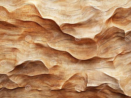 Wavy Wood Texture, Abstract Background for Design Stock Illustration ...