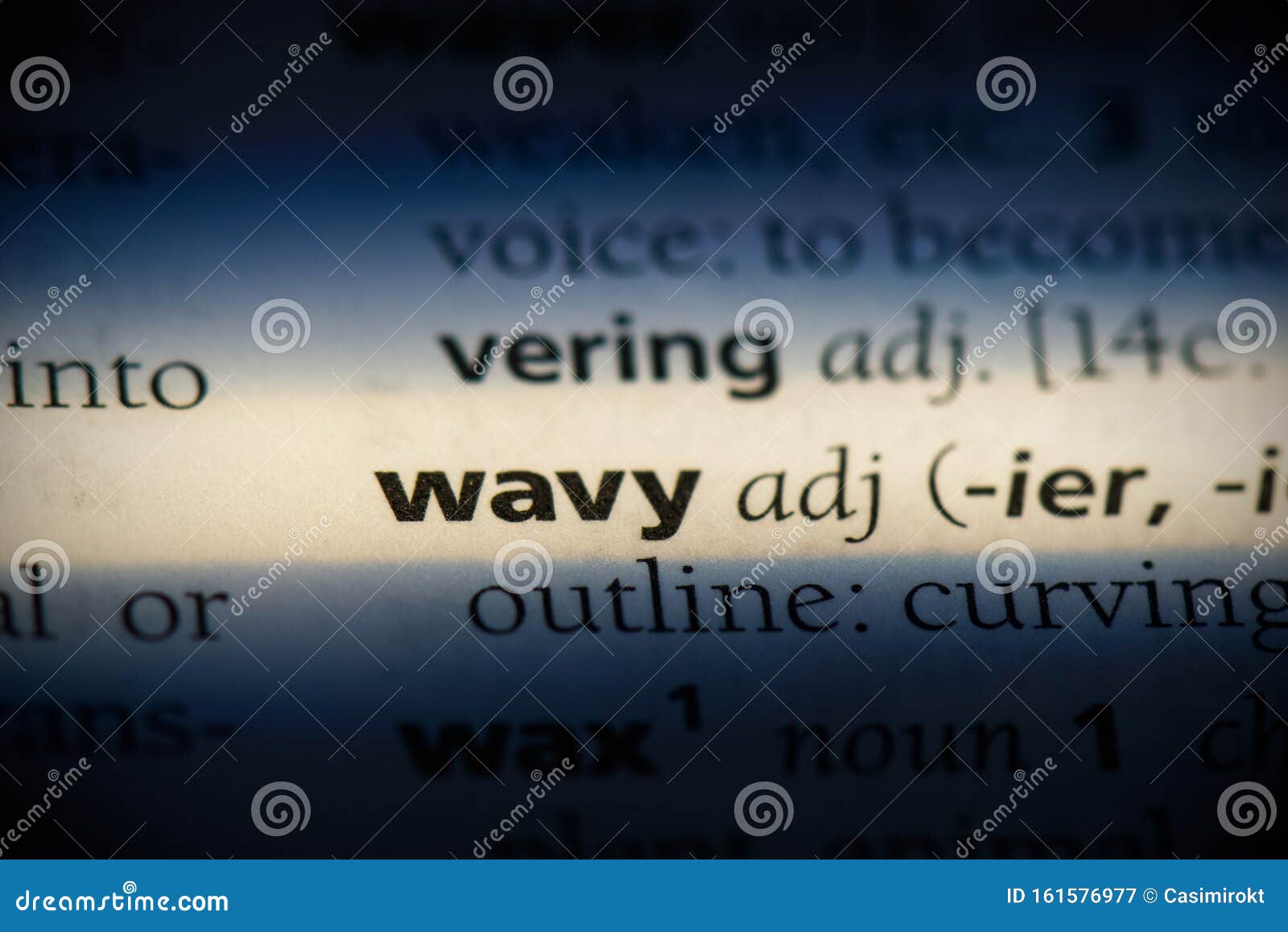 Wavy stock image. Image of word, reference, isolated - 161576977