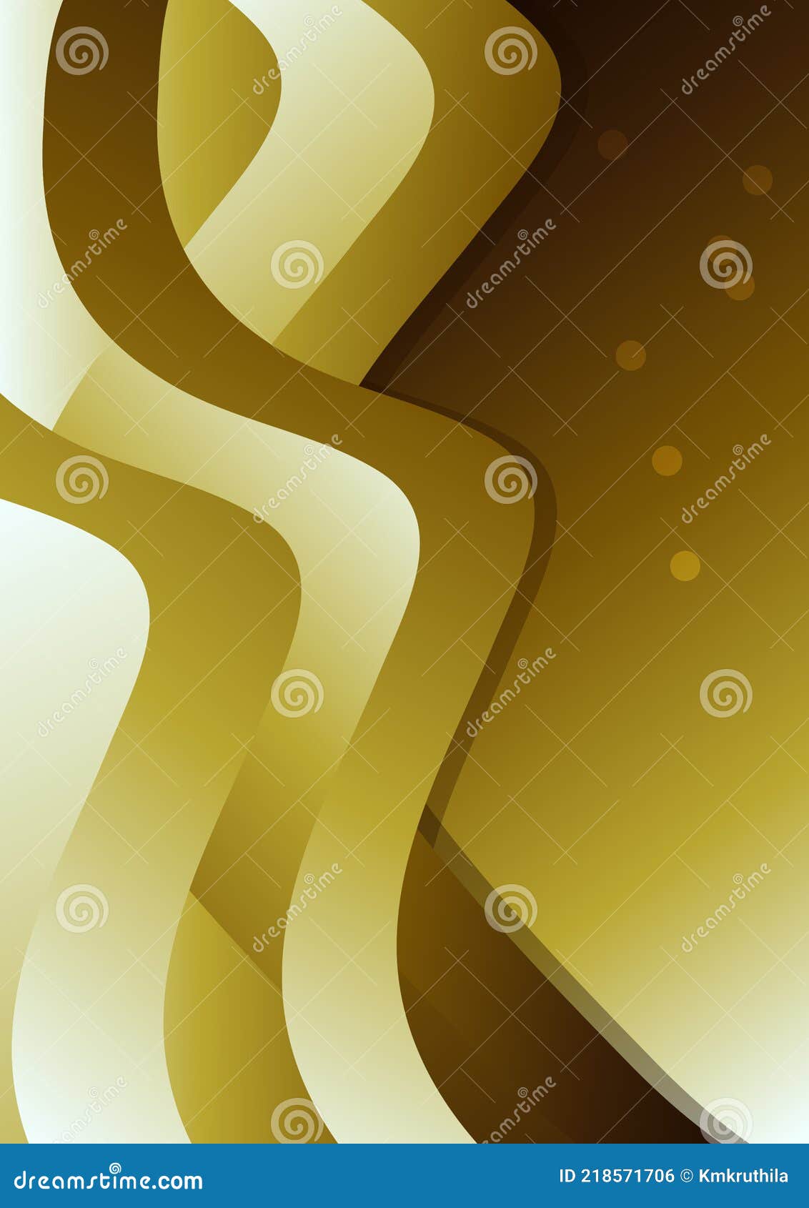 Wavy Yellow and Brown Gradient Background Vector Stock Vector ...