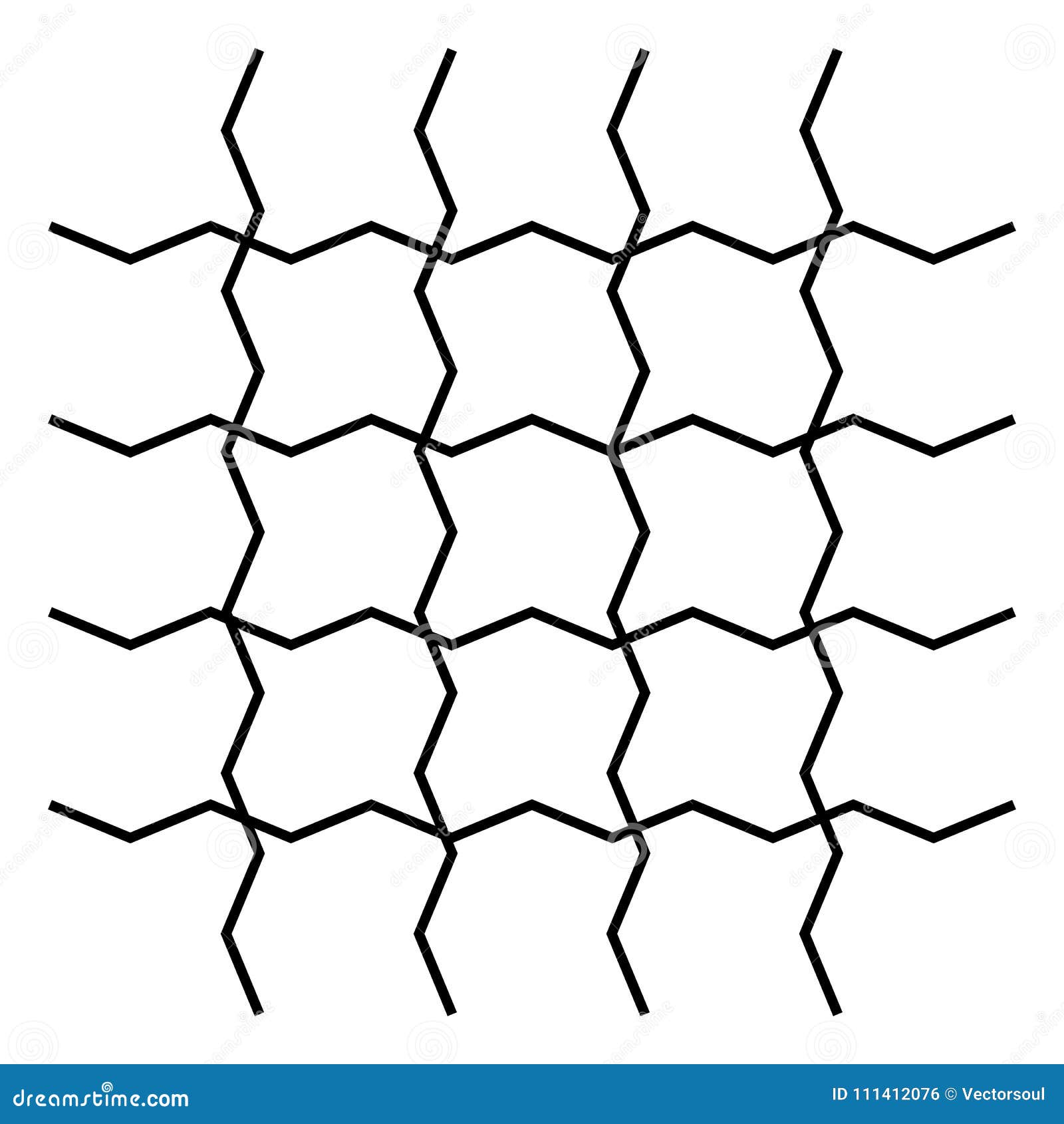 Wavy, Zig Zag, Criss Cross Grid Pattern Stock Vector - Illustration of ...