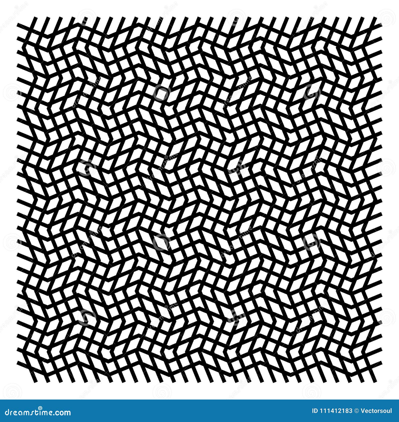 Wavy, Zig Zag, Criss Cross Grid Pattern Stock Vector - Illustration of ...