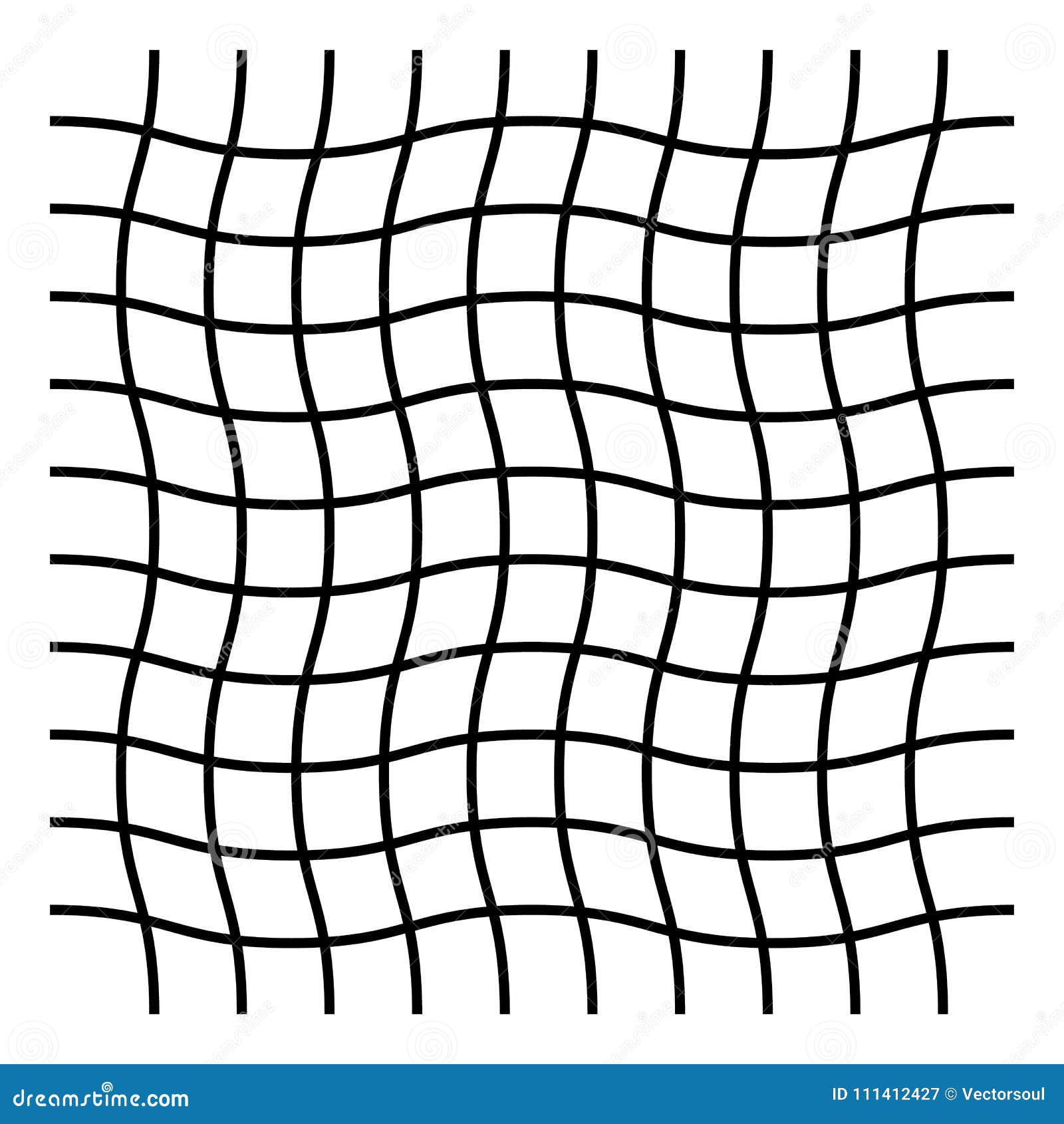 Wavy, Zig Zag, Criss Cross Grid Pattern Stock Vector - Illustration of ...