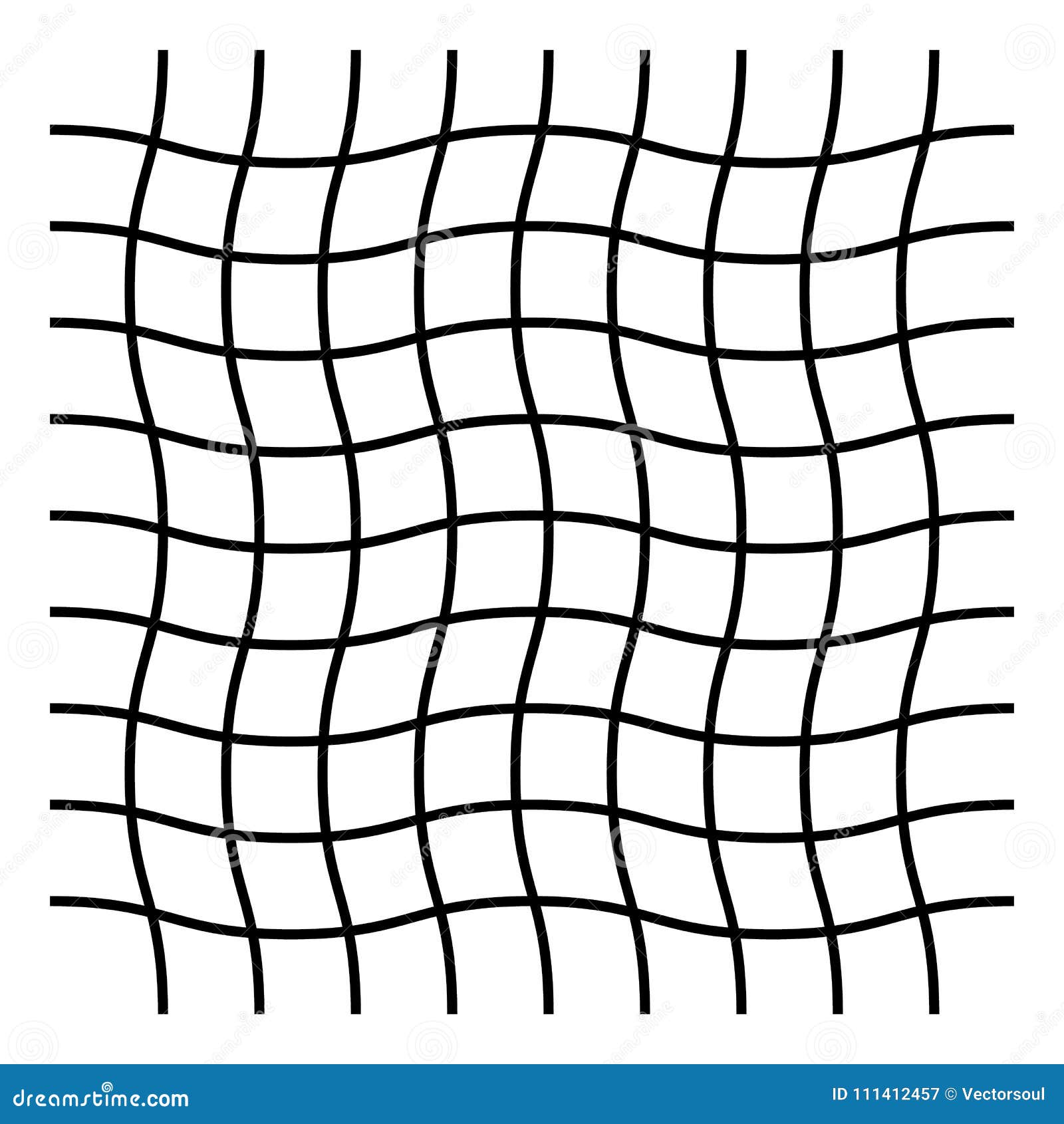 Wavy, Zig Zag, Criss Cross Grid Pattern Stock Vector - Illustration of ...