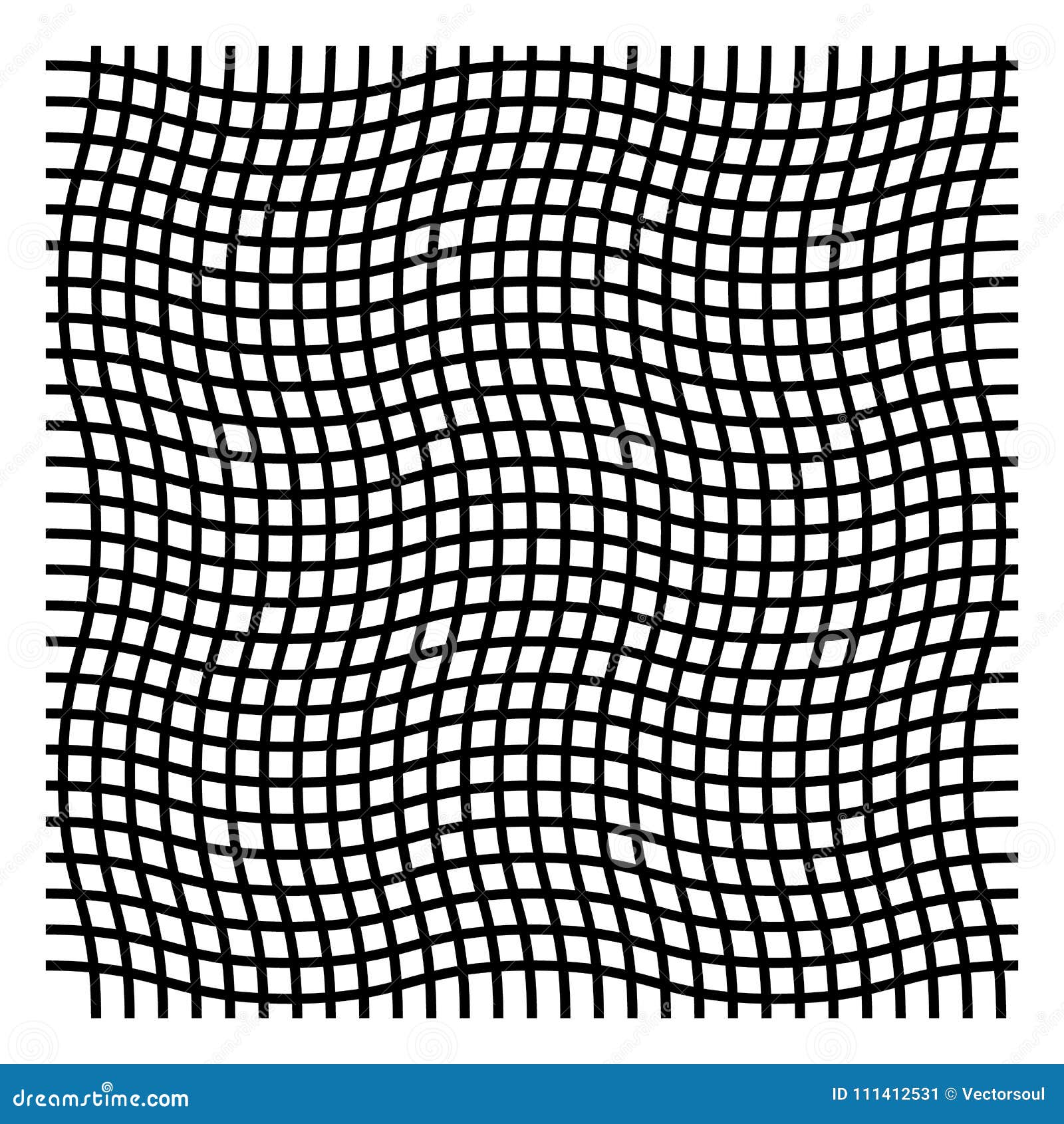 Wavy, Zig Zag, Criss Cross Grid Pattern Stock Vector - Illustration of ...