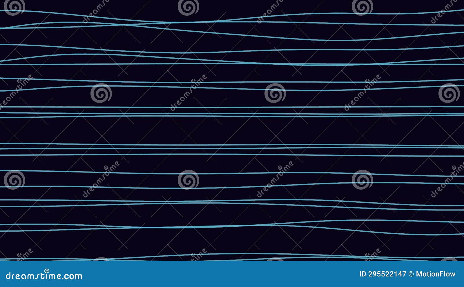 Wavy Zigzag Lines in Blue on Black Background Stock Video - Video of ...