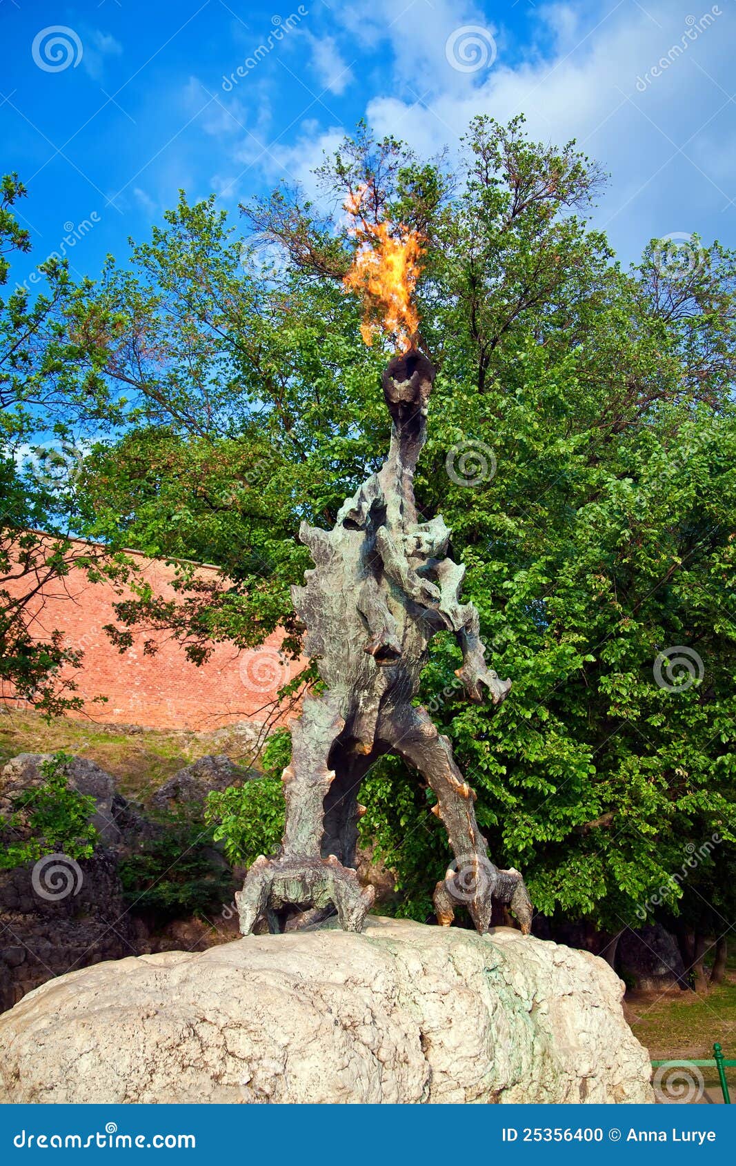 Wawel Dragon Sculpture Stock Image | CartoonDealer.com #42118003