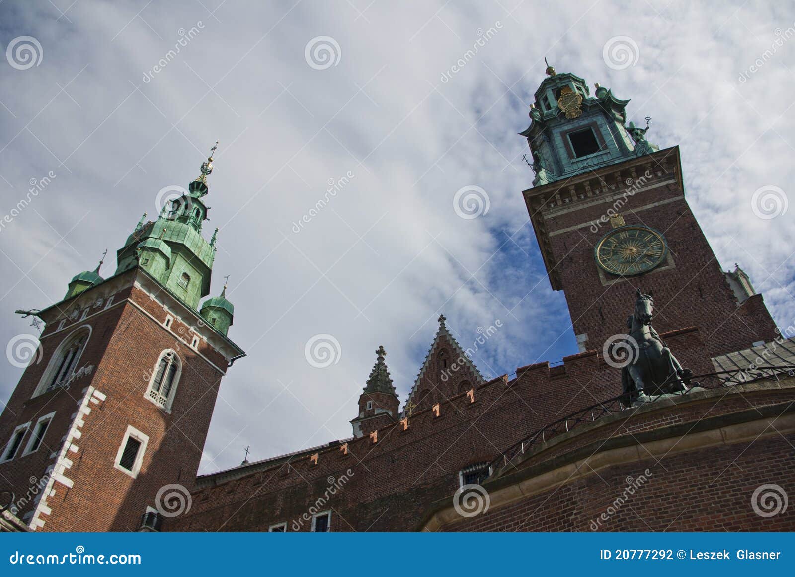 Wawel Royal Gothic Castle, Cracow Stock Photo - Image of historical ...