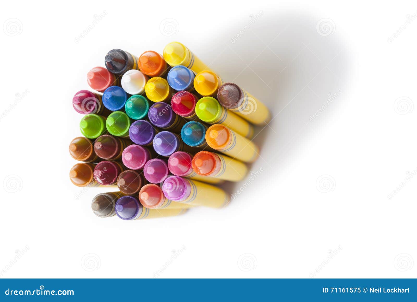 Wax coloring crayons stock image. Image of learning, group - 71161575