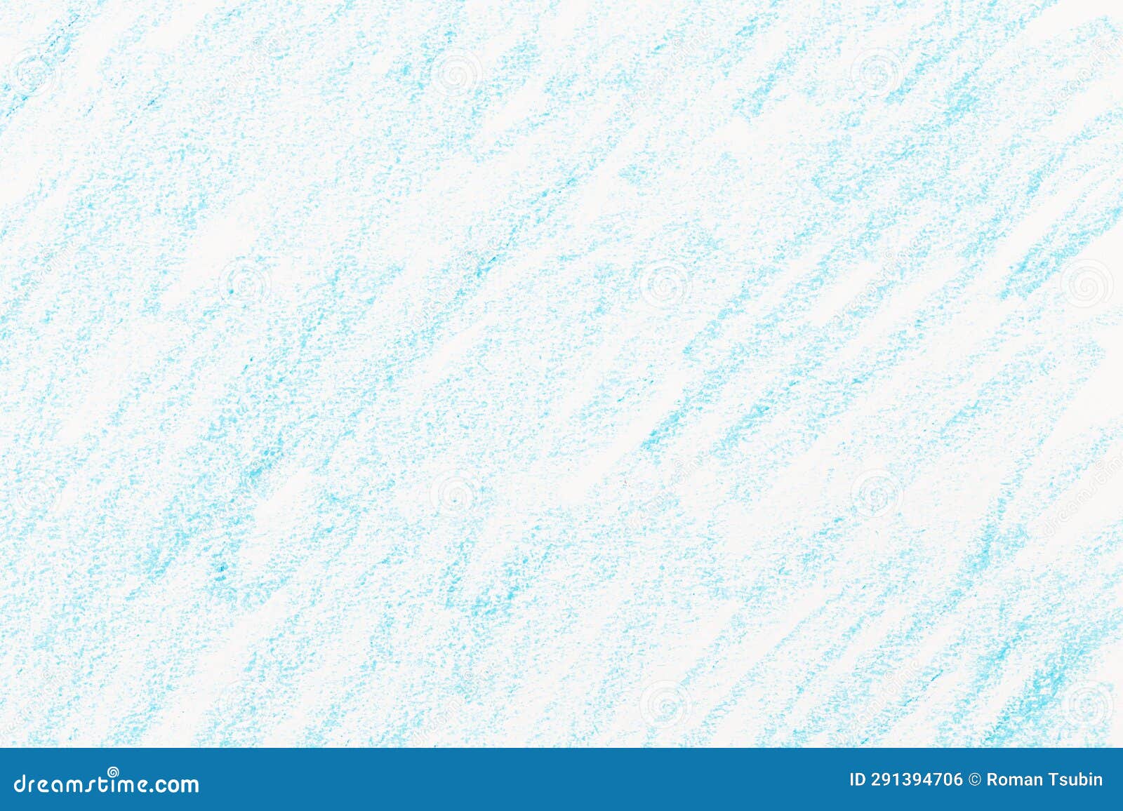 Wax Crayon Hand Drawing Blue Background Stock Photo - Image of ...