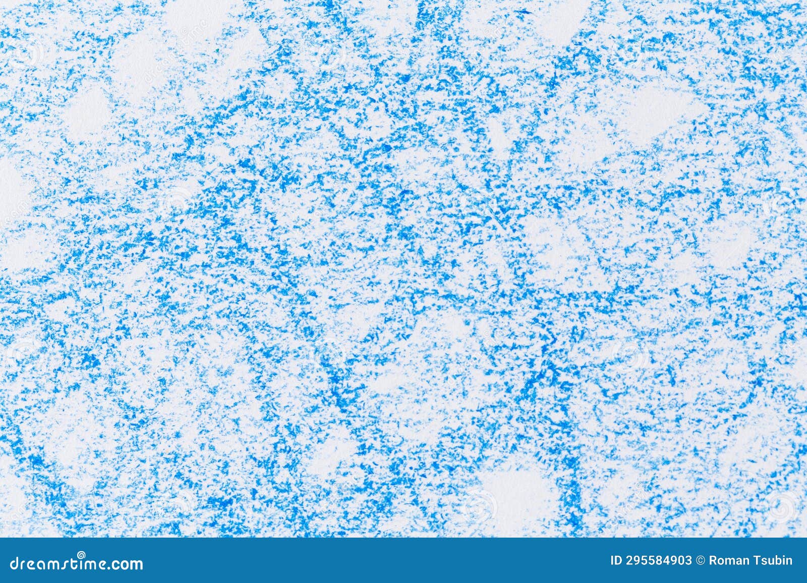 Wax Crayon Hand Drawing Blue Background Royalty-Free Stock Photography ...