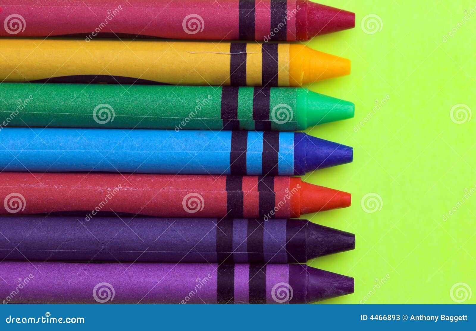 Wax Crayons stock image. Image of pastel, school, creativity - 4466893