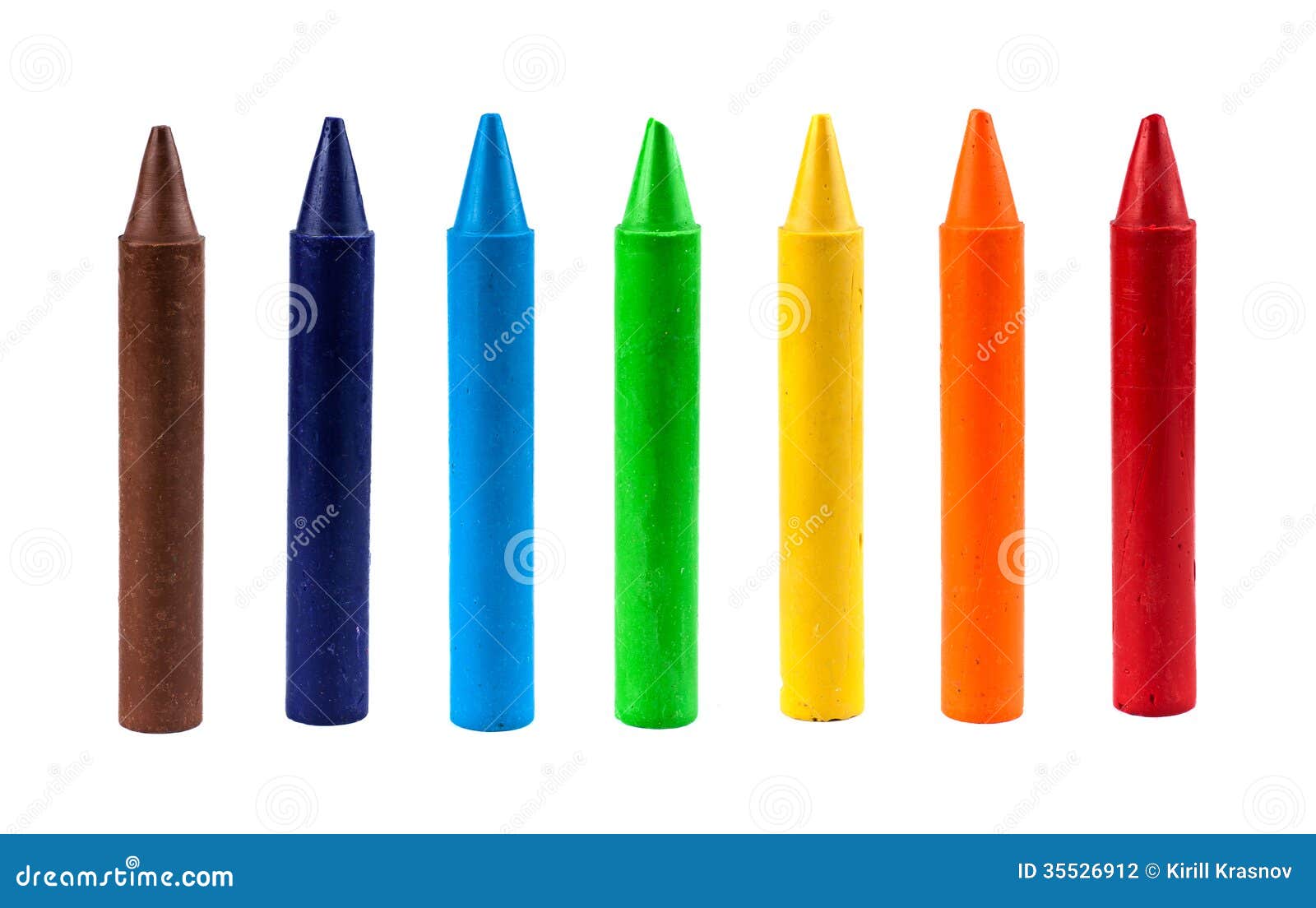 Wax crayons stock photo. Image of handdrawn, artwork - 35526912