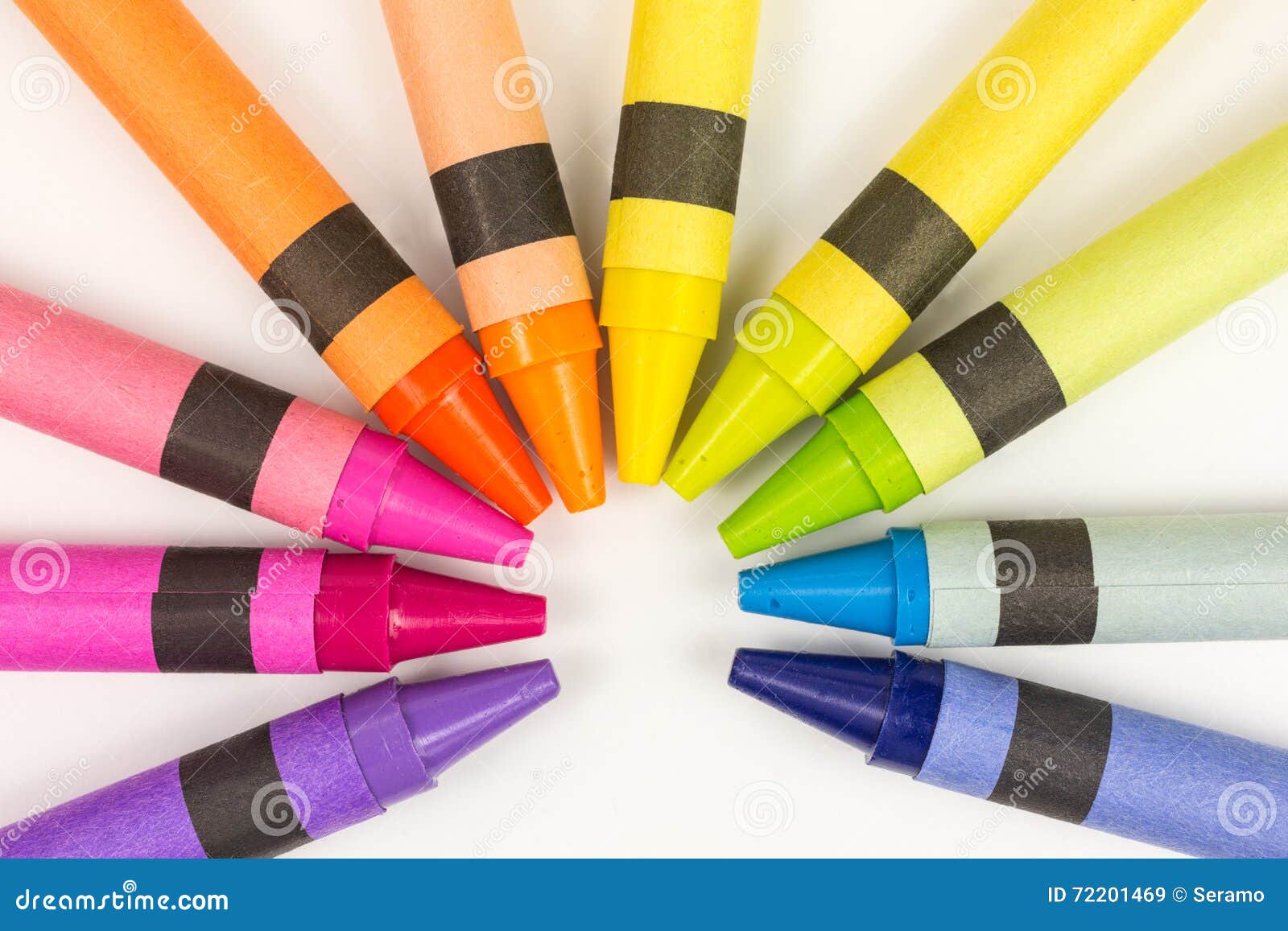 Wax crayons stock image. Image of elementary, kindergarten - 72201469