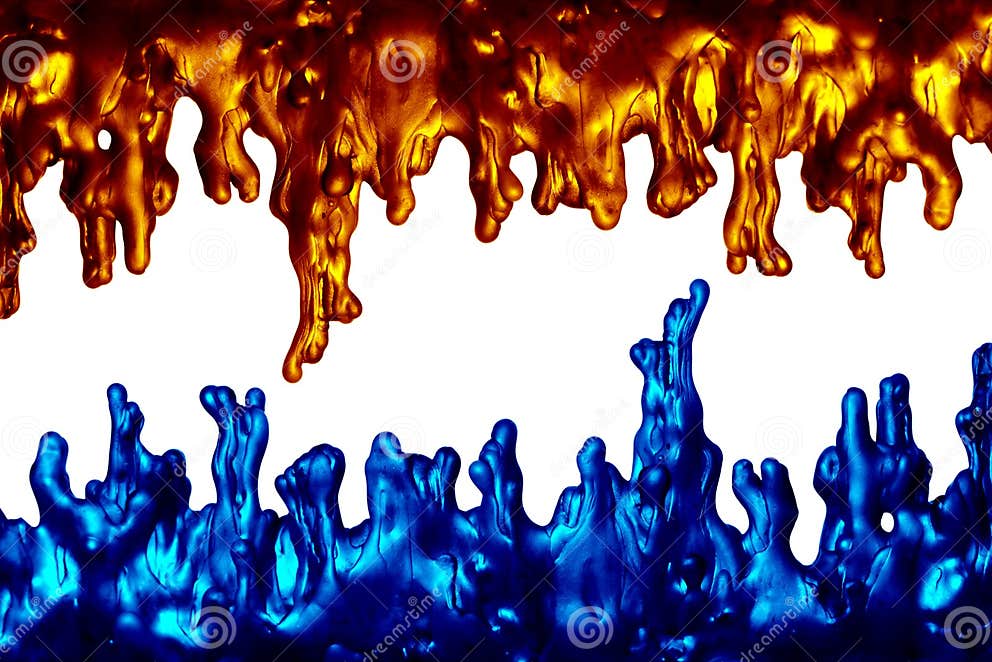 Wax drippings border stock illustration. Illustration of cold - 4170420