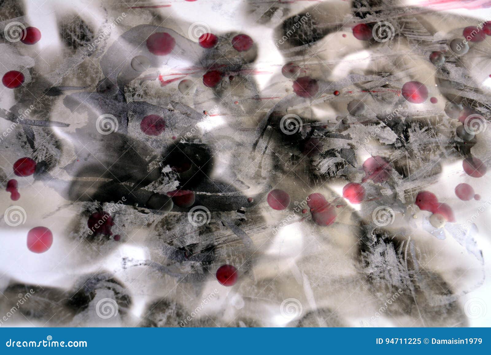 Wax and Red Spots on Burnt Paper Stock Image - Image of green, smoky ...