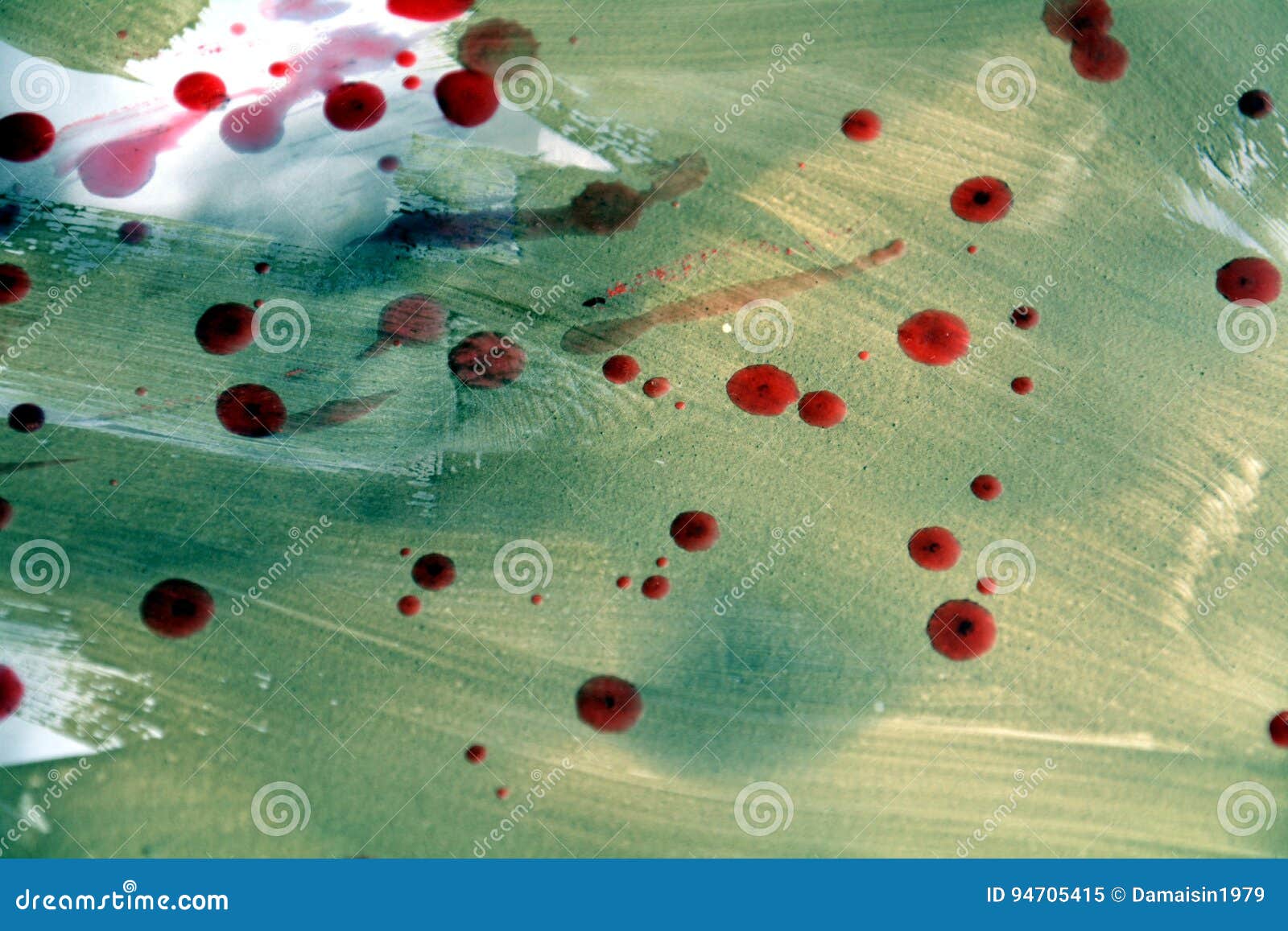 Wax, Red Spots and Mud, Background Stock Image - Image of burnt ...