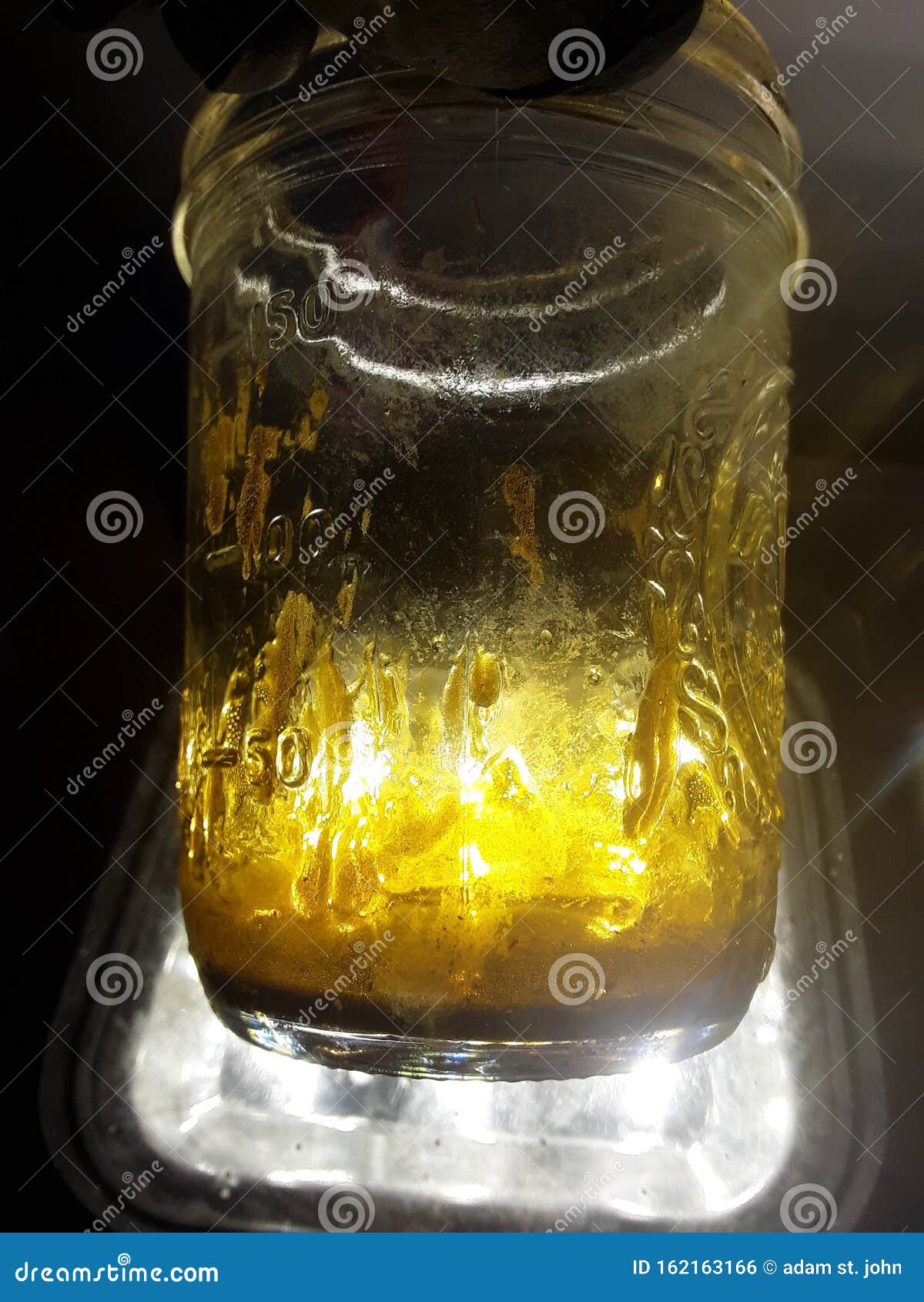 Wax, Shatter, Dabs, Butter, Glass Stock Photo - Image of glass, butter ...