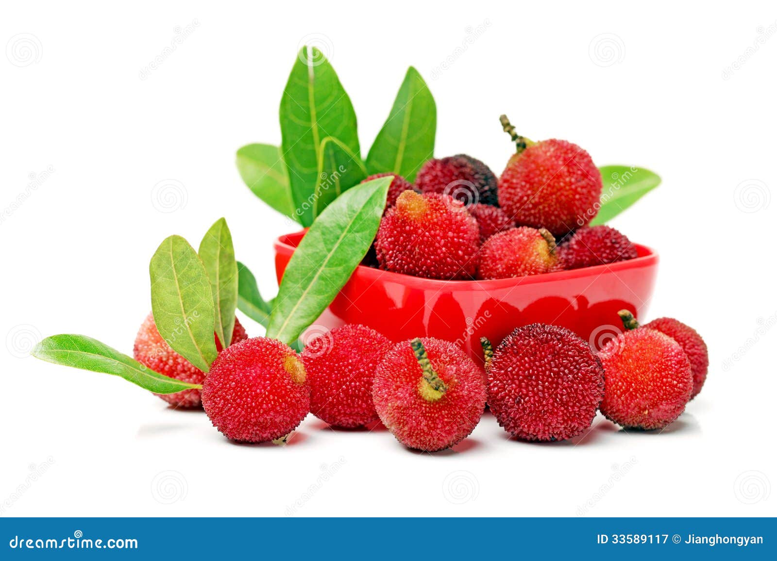 Waxberry ( red bayberry ) stock image. Image of freshness - 33589117