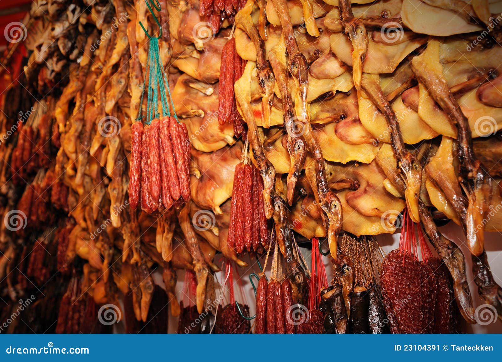 Waxed Duck, Sausages And Preserved Meat Platter Is A Traditional ...