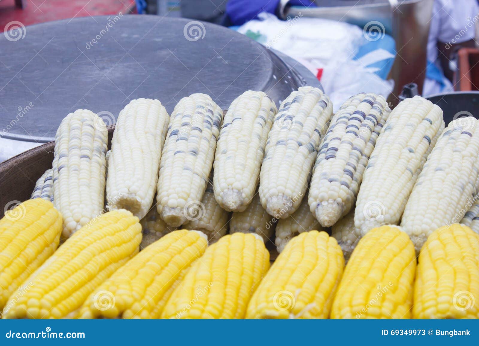 Waxy corn and corn on sale stock image. Image of cook - 69349973