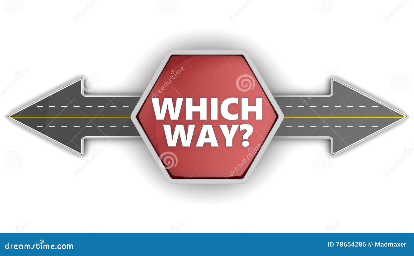 Way choice stock illustration. Illustration of abstract - 78654286