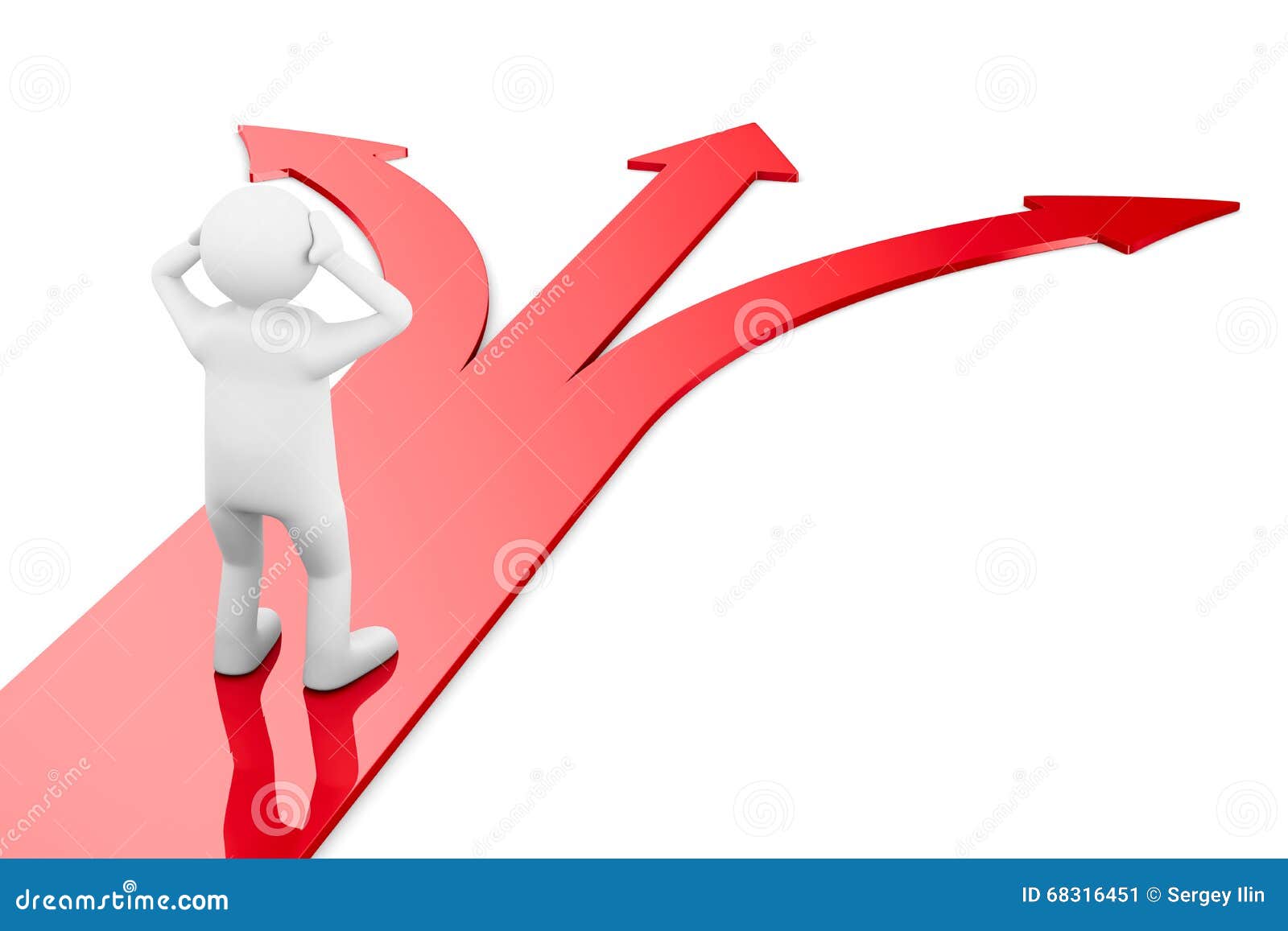 Way choice stock illustration. Illustration of point - 68316451