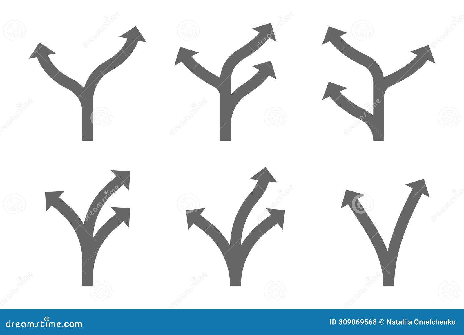 Way Direction Arrow Sign. Arrow Icon Set Stock Vector - Illustration of ...