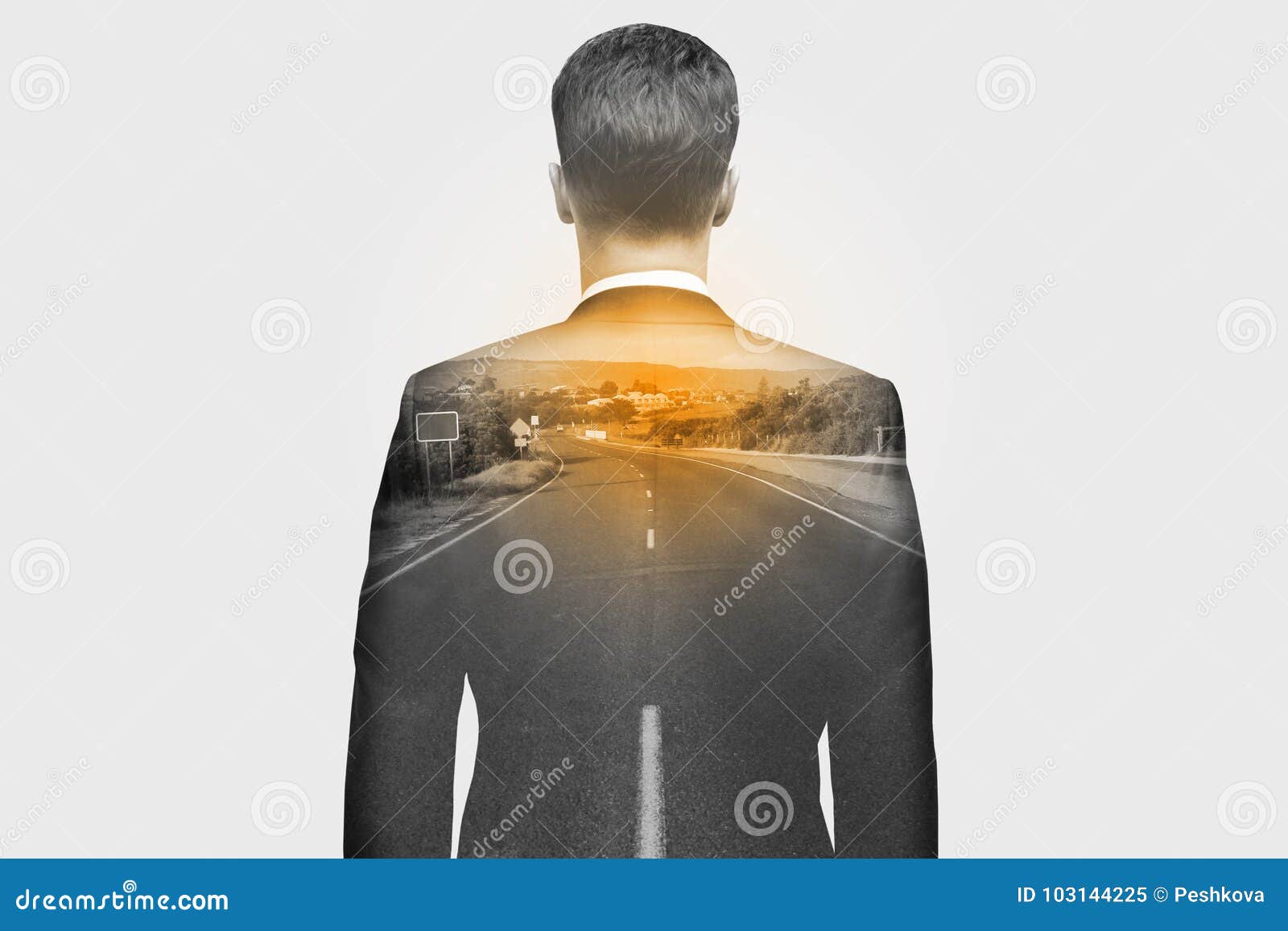 Way and direction concept stock image. Image of back - 103144225