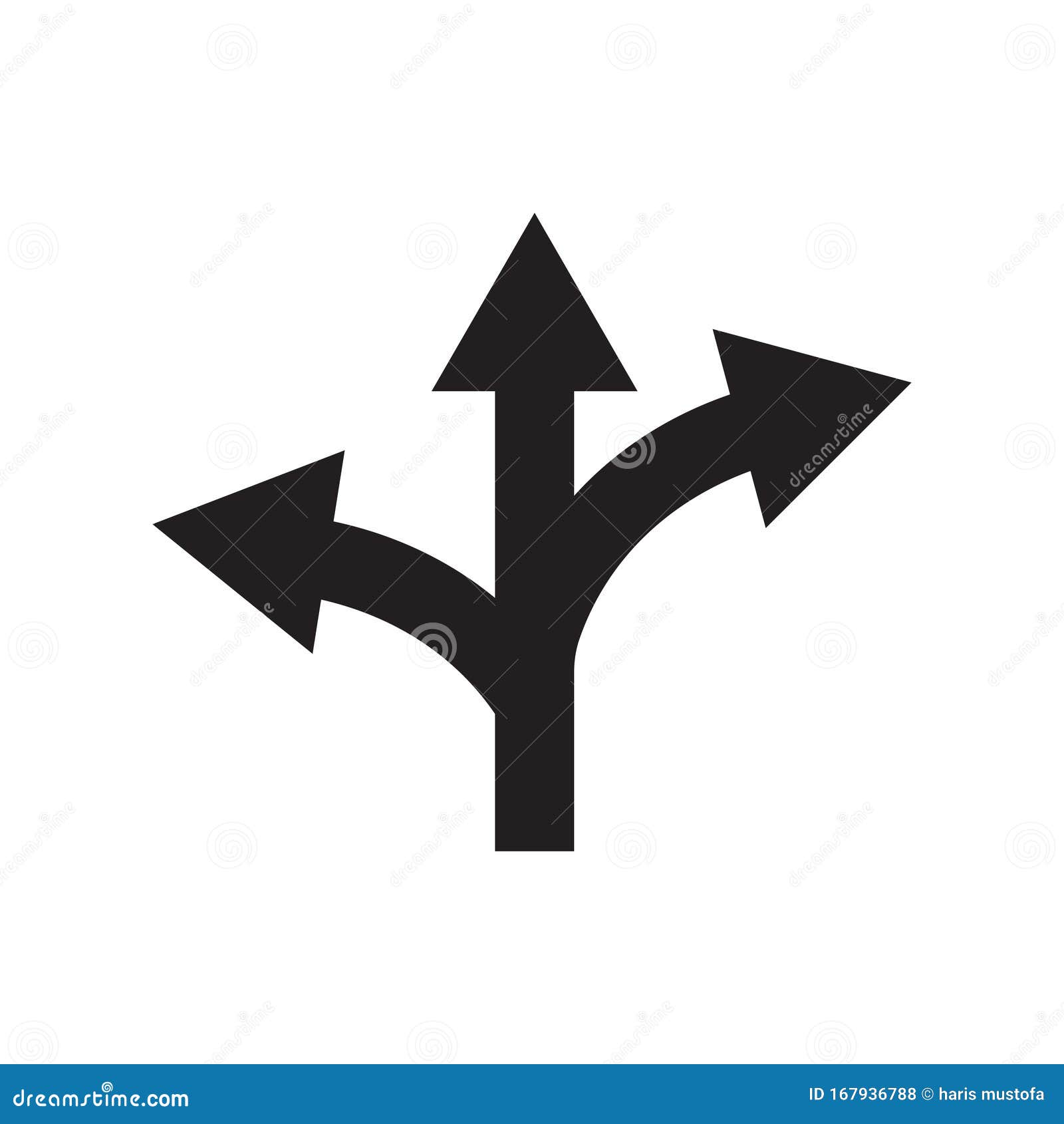 Way Direction Icon Design Template Vector Isolated Stock Vector ...