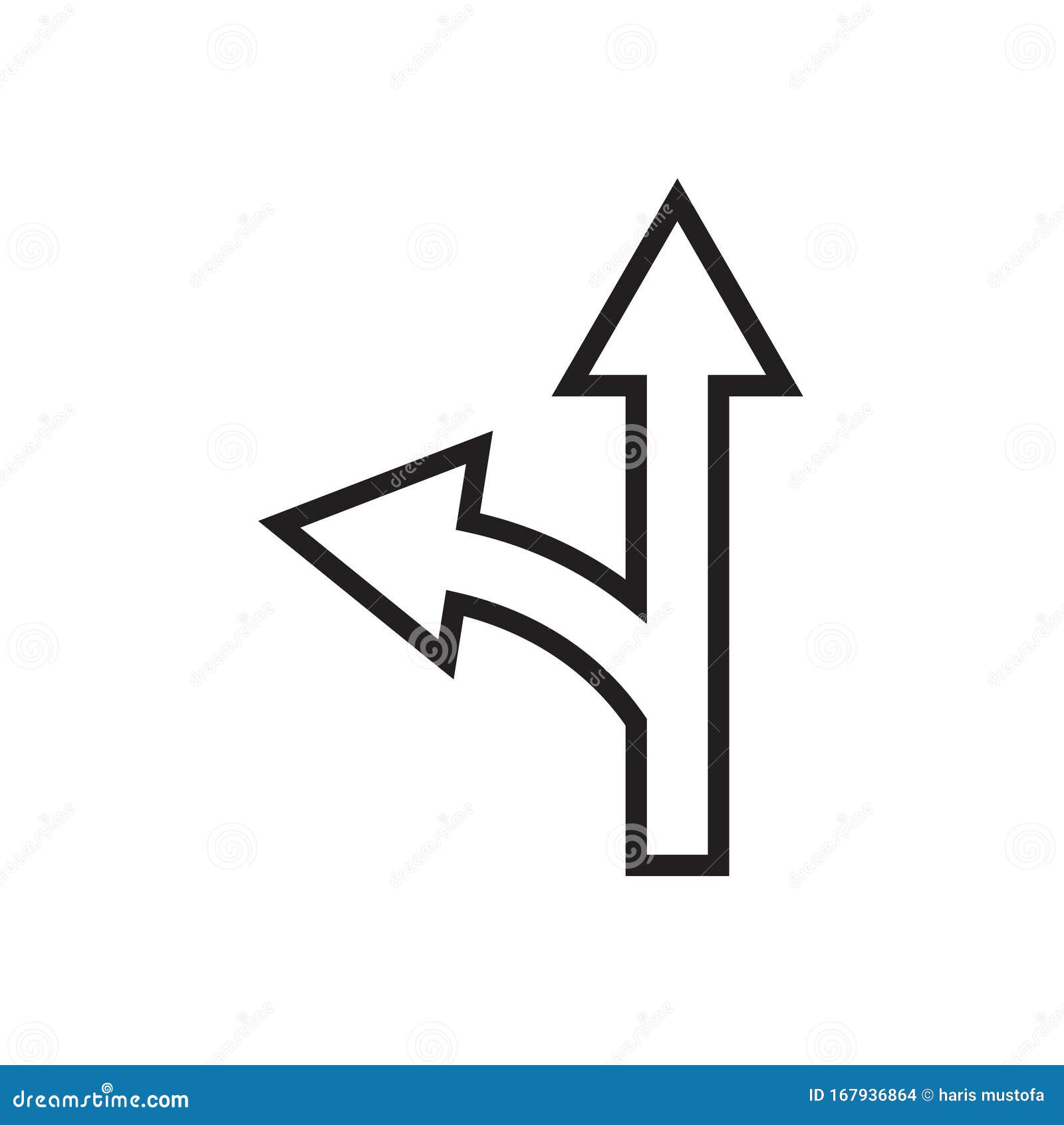 Way Direction Icon Design Template Vector Isolated Stock Vector ...