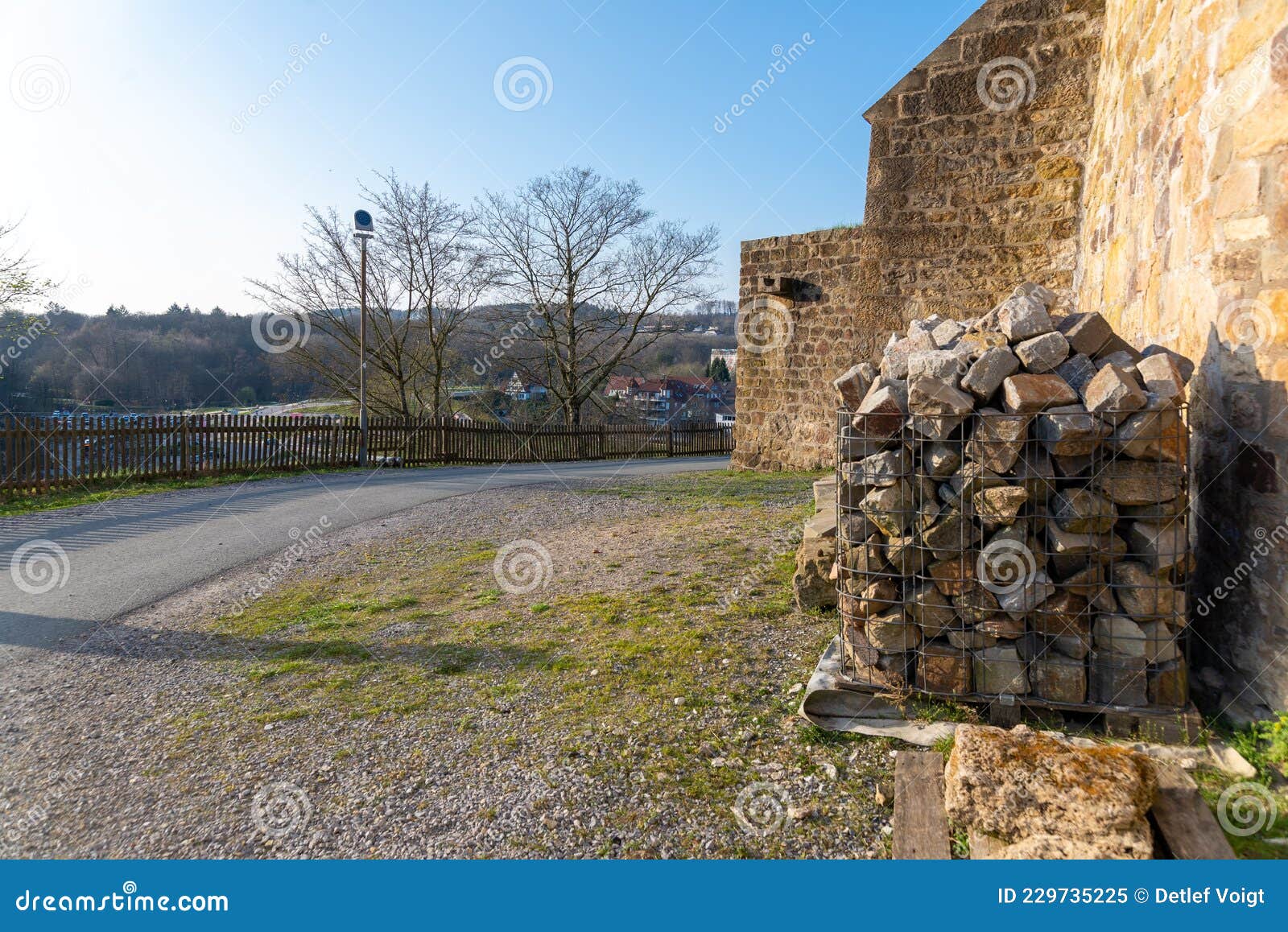 Way fortification wall stock image. Image of princess - 229735225