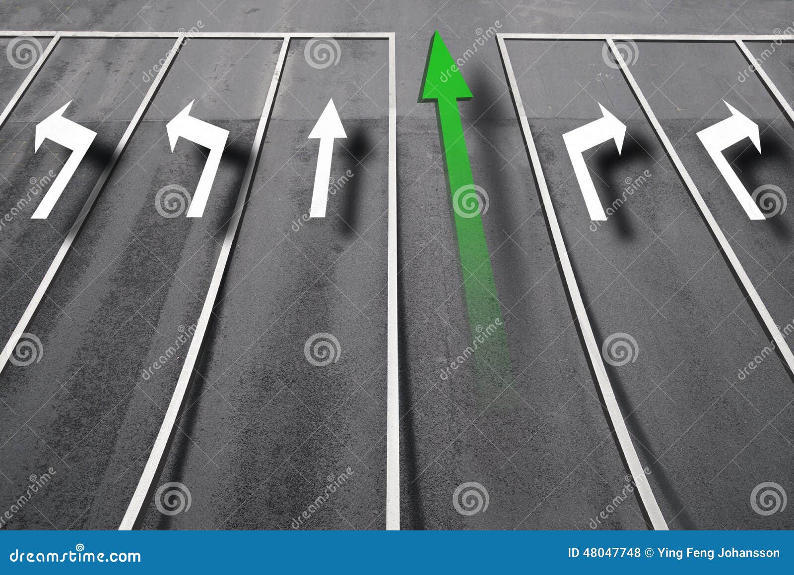 The way forward stock illustration. Illustration of pointer - 48047748